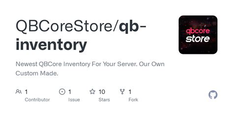 Issues QBCoreStore Qb Inventory GitHub