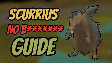 Scurrius The Best Easiest Guide OSRS YouTube