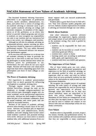 SAMPLE Core Value Statements In PDF MS Word