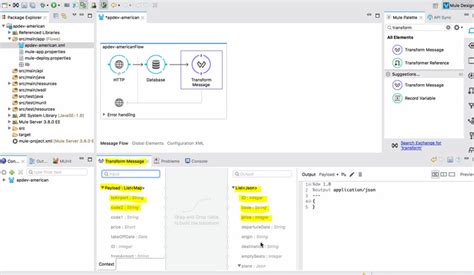 Transform Message Mule Properties Not Showing