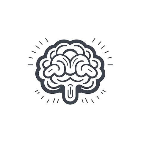 Premium Ai Image Brain Vector Illustration