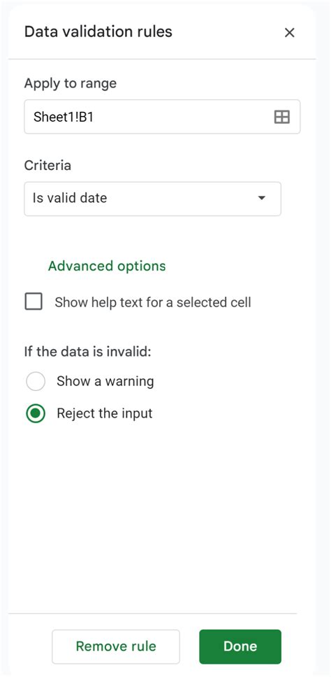 How To Insert A Date Picker In Google Sheets With Example