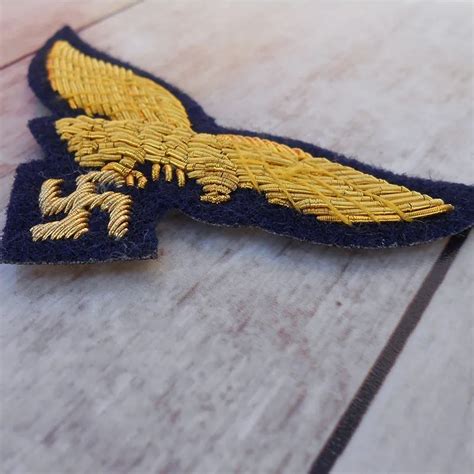 Luftwaffe Army Generals Hand Embroidered Cap Eagle