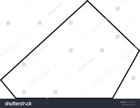 Five Sided Polygon All Sides Unequal Stock Vector Royalty Free 1775879531 Shutterstock