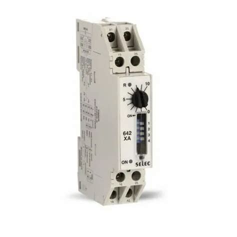 642xa On Delay Interval Timer 2 Functions 8 Time Ranges Selec At ₹ 598 Selec Din Rail Timer