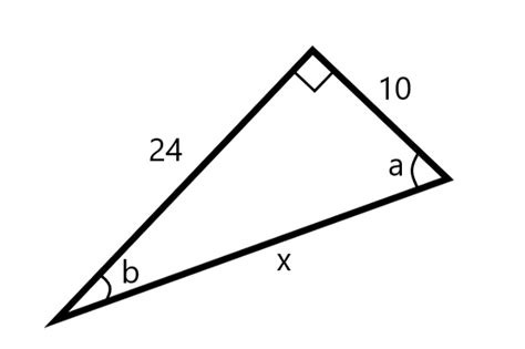 Solved Consider The Triangle Given Below Find All Of The