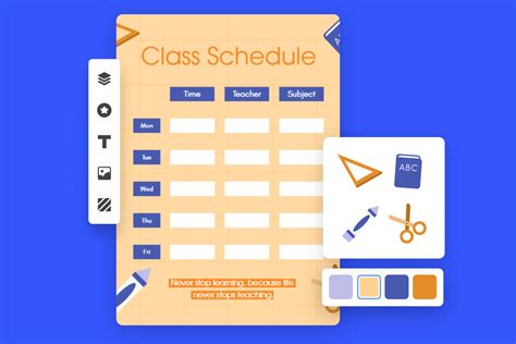 Weekly Schedule Maker Create Weekly Schedule For Free Fotor