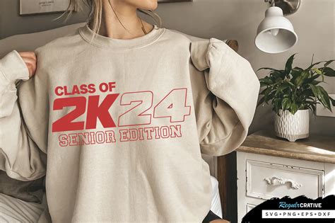 Class Of 2k24 Senior Edition Svg Design Graphic By Regulrcrative