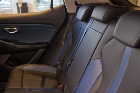 Premium Photo Car Back Seat With Headrest And Arm Rest A Comfortable Automotive Fixture