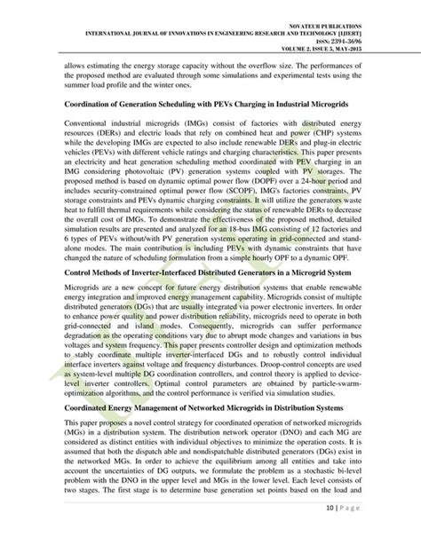 Coordinated Control And Energy Management Of Distributed Generation