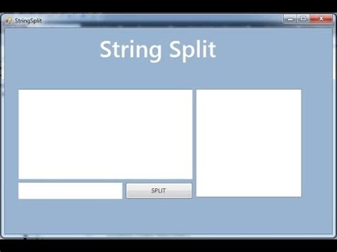 How To Split String In C String Split Based On Any Char YouTube