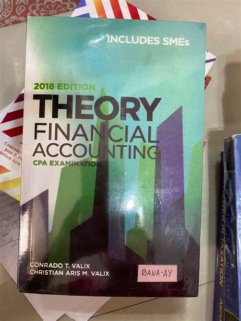 Theory Financial Accounting Valix Hobbies And Toys Books And Magazines Textbooks On Carousell