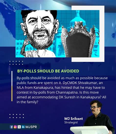 M J Srikant On Linkedin Publicfundsmatter Avoidbypolls