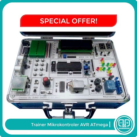 jual trainer kit mikrokontroler avr atmega 32 16 8535 custom kit