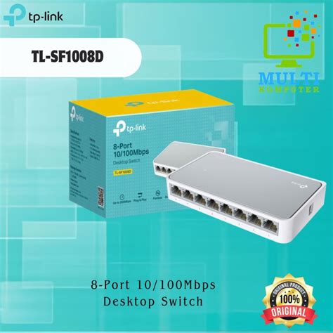 Jual Tp Link 8 Port 10 100mbps Desktop Switch Hub Tp Link Tl Sf1008d