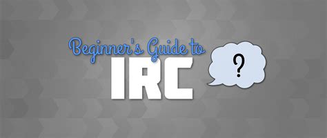 Beginner S Guide To IRC Fedora Magazine