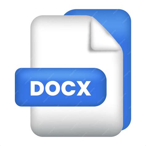 Premium Vector Docx File Icon Docx Label Vector File Format Microsoft