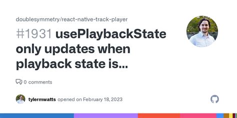 UsePlaybackState Only Updates When Playback State Is Changed Manually Issue