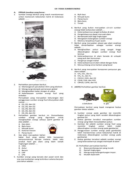 Soal Energi Dari Intan Pdf