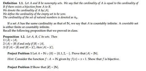 solved definition 1 1 let a and b be nonempty sets we say that the