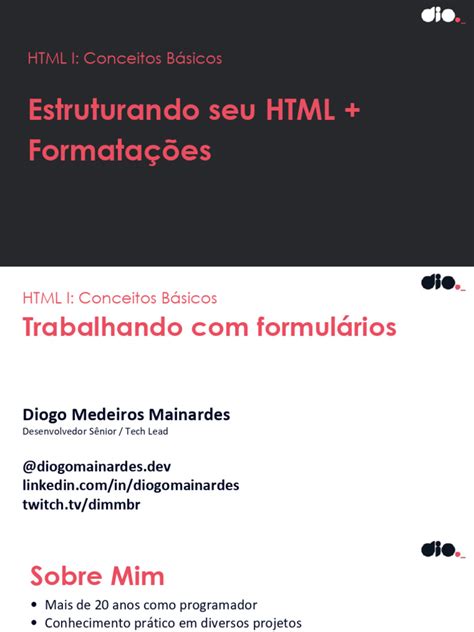 Curso Estruturando Seu Html Formatações Pdf