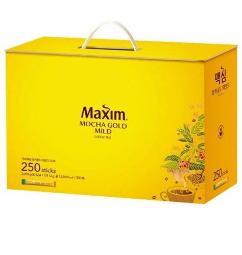 맥심 모카골드 250t 커피믹스 맥심커피 탕비실커피 커피믹스 가루커피 인스턴트커피 티몬