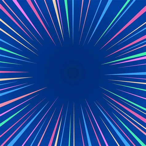 Colorful Comic Radial Speed Lines 24866697 Vector Art At Vecteezy