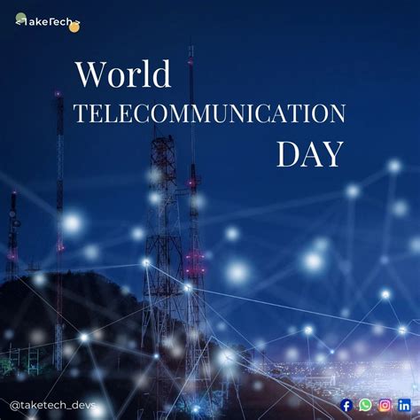 Taketech Devs On Linkedin Worldtelecommunicationday Connectivity Communication Socialmedia
