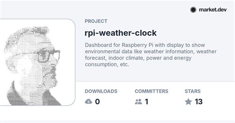 Rpi Weather Clock Ecosystem Directory Marketdev