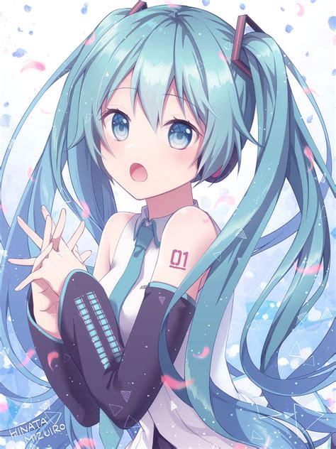 Hatsune Miku Vocaloid Drawn By Hinata Mizuiro Danbooru