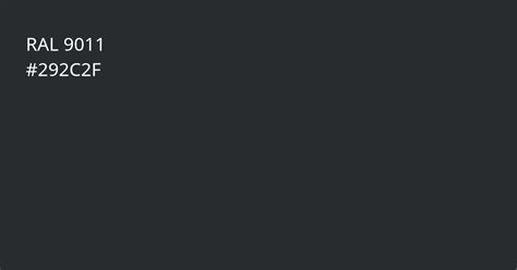 Колір РАЛ 9011 Графітно чорний