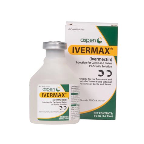 Aspen Ivermax 1 Injectable Ivermectin For Cattle And Swine