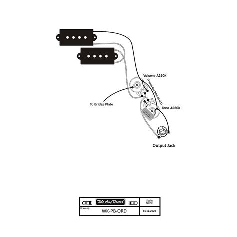 Tad Wiring Kit For P Style Basses « Pu Elektronik