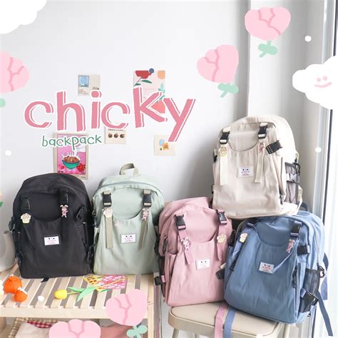 พร้อมส่ง กระเป๋า Chicky Backpack Shopee Thailand