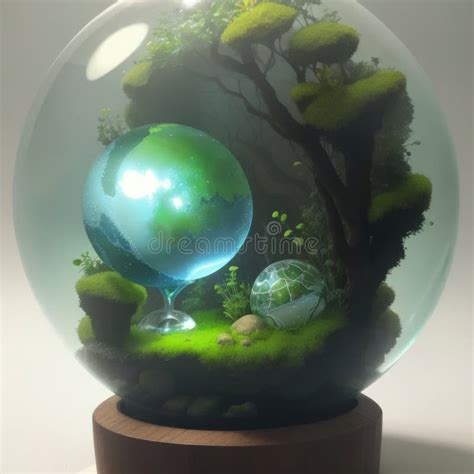 Lamp Peaceful Earth Ball Sphere Sky Bark Glass Brightness Stock