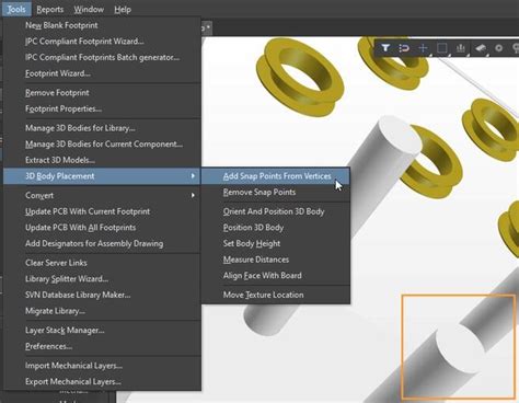 Kb Position 3d Body Model Precisely In Pcb Footprint Library
