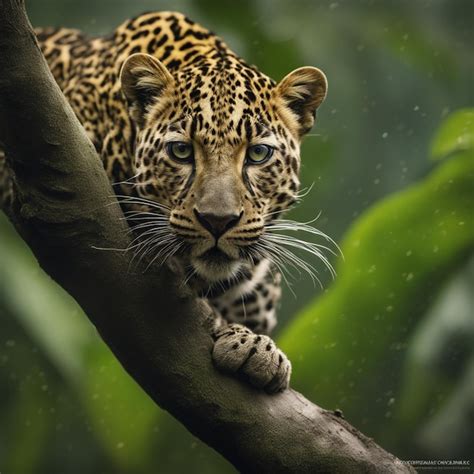 Premium Ai Image Leopard Wildlife Photography
