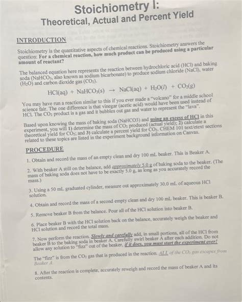 Solved Please Write Me A Report Based On My Lab Calculations Chegg Com