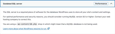 WordPress And SQL Server Versions Tualatin Web