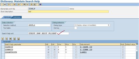 Search Help Exit Sapcodes