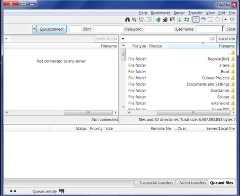 Interface Is Right To Left While Language Is English FileZilla