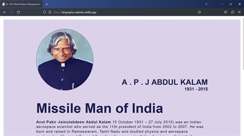 GitHub Patel Muhammad Biography Site Simple Biography Site Created