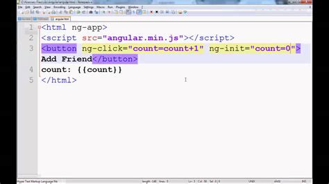 Angular Js The Basics Click Handlers Or Directives Youtube