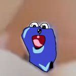 Screaming Blue Thing Ms Paint Edition Meme Generator Imgflip