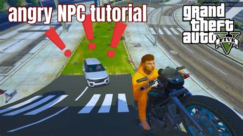 How To Make Npc Cars Following You Gta V Tutorial Youtube