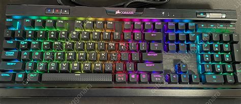 커세어 K70 Rgb Mk 2 적축 키캡 키보드 마우스 스피커 중고나라