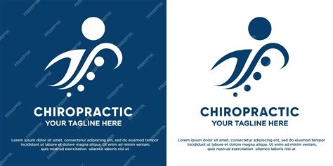 Premium Vector Chiropractic Logo With Modern Design Premium Vector