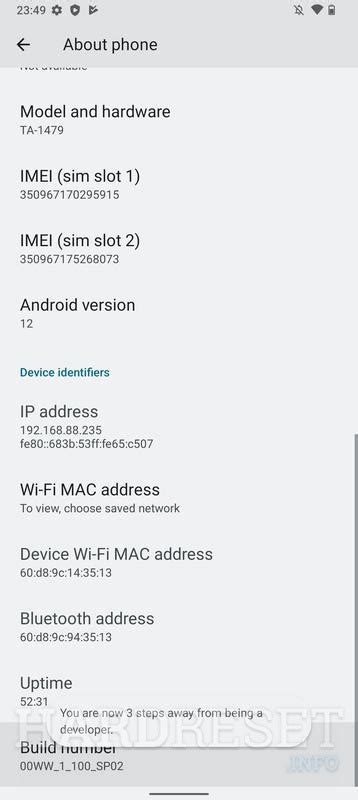 developer options itel v41 how to