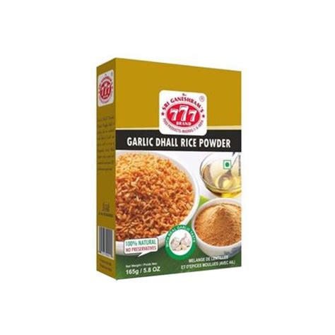 777 Garlic Dhall Rice Powder 165g Saran Enterprise