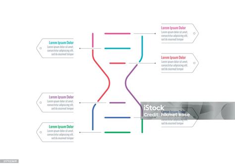 Dna 인포 그래픽 템플릿입니다 과학 연례 보고서 인터넷 웹 비즈니스 잡지 정보 템플릿 Six Steps 인포그래픽 템플릿 개념에 대한 스톡 벡터 아트 및 기타 이미지